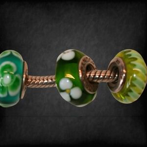 Pandora | Jewelry | Authentic Pandora Silver Bracelet With 6 Stunning ...